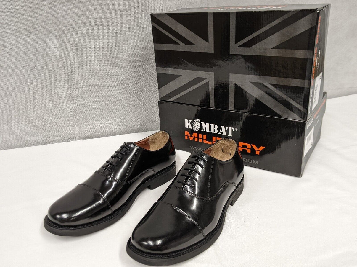 Parade Shoes Black Leather RAF Air Cadet British Male | Army Surplus ...