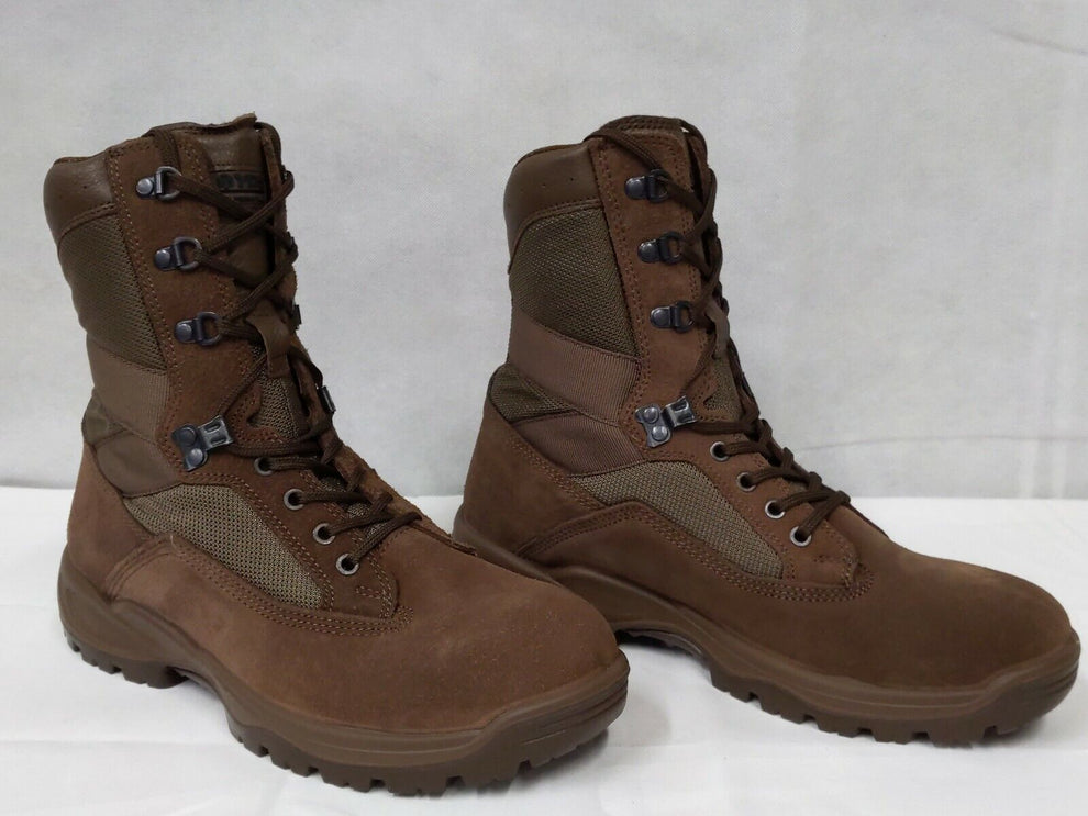 YDS Brown Falcon Desert Combat Patrol Military Safety Boots UK | Army ...