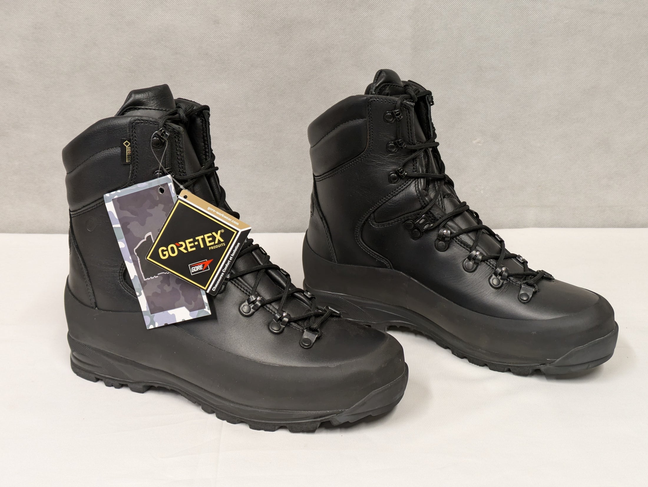 Iturri Leather Goretex Cold Wet Weather Combat Patrol Boots Desert ...