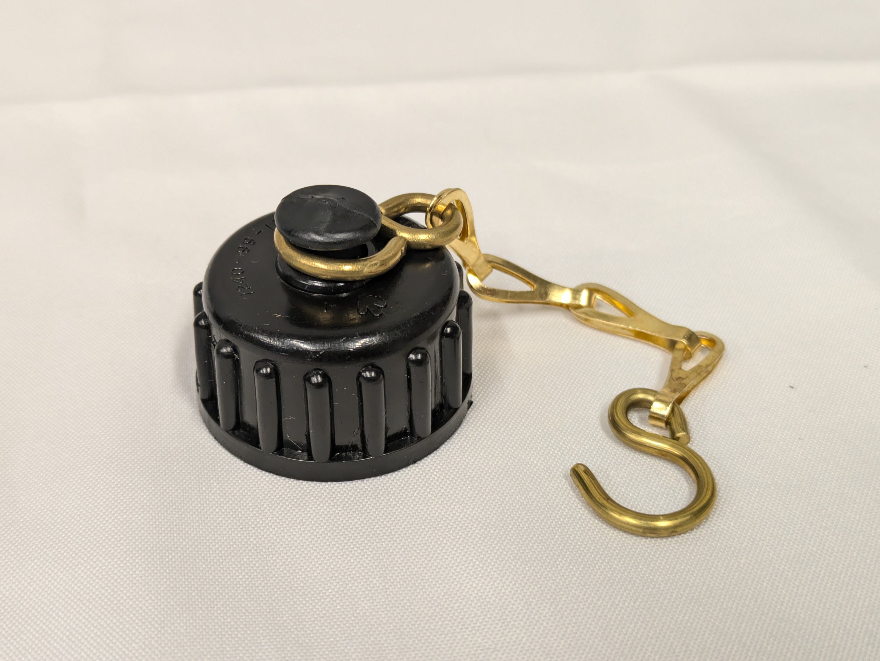 20L Black Osprey Plastic Jerry Can Water Container Caps Spare Parts ...