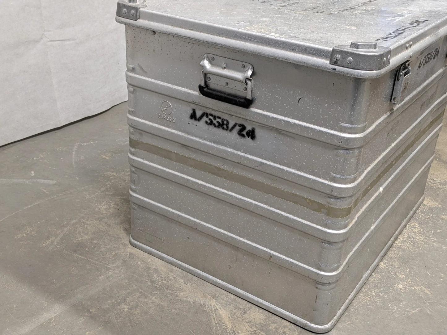 Zarges Aluminium Transport Protective Flight Storage Case Box Army ...