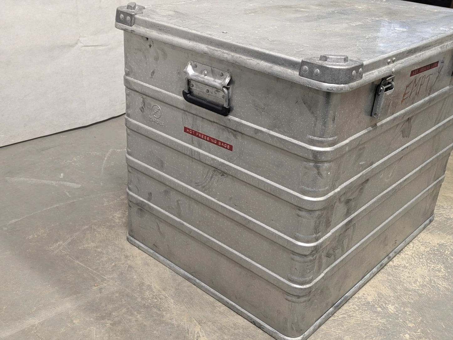Zarges Aluminium Transport Protective Flight Storage Case Box Army ...