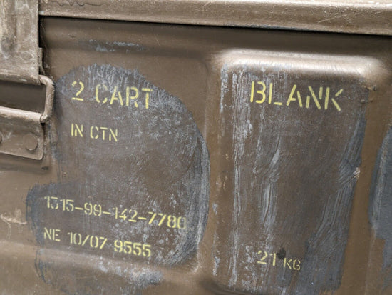 105mm C374 Large Metal Ammo Empty Storage Box Can Tin | Army Surplus ...